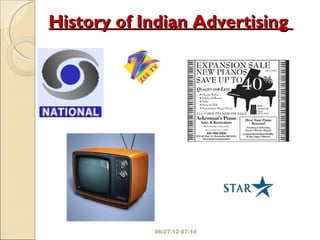 History of indian advertising | PPT