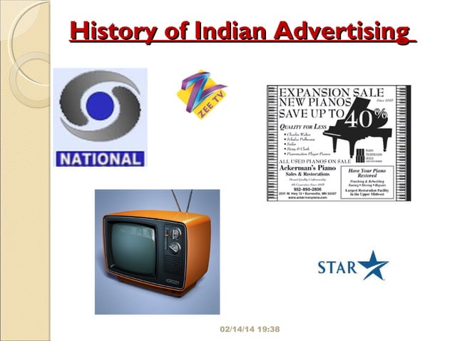 History of indian advertising | PPT
