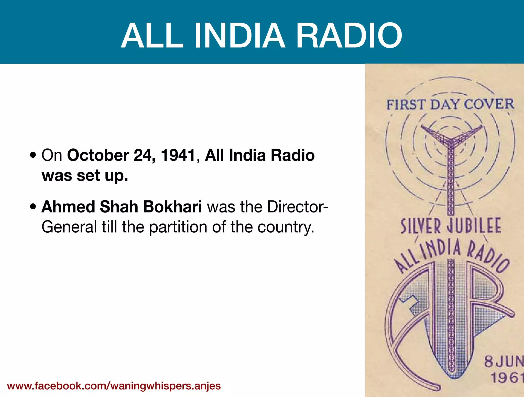 History of indian broadcasting | PDF