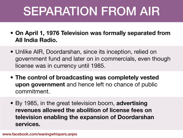 History of indian broadcasting | PDF
