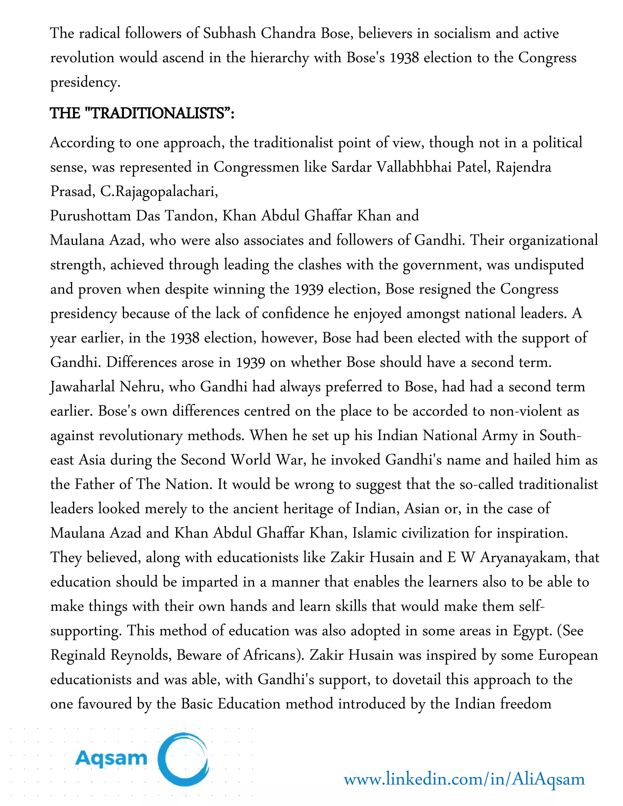 History Of Indian National Congress - Detailed Information | PDF