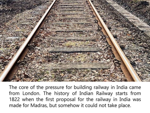 History of Indian Railways - the story of Growth & Modernization | PPTX