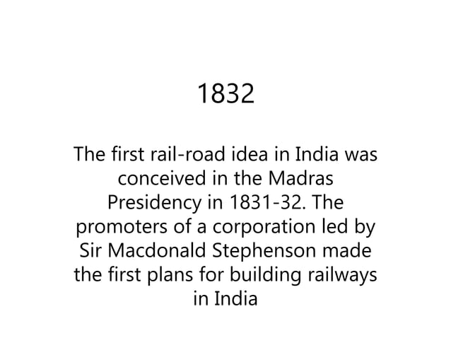 History of Indian Railways - the story of Growth & Modernization | PPTX