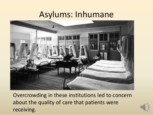 History of insane asylums