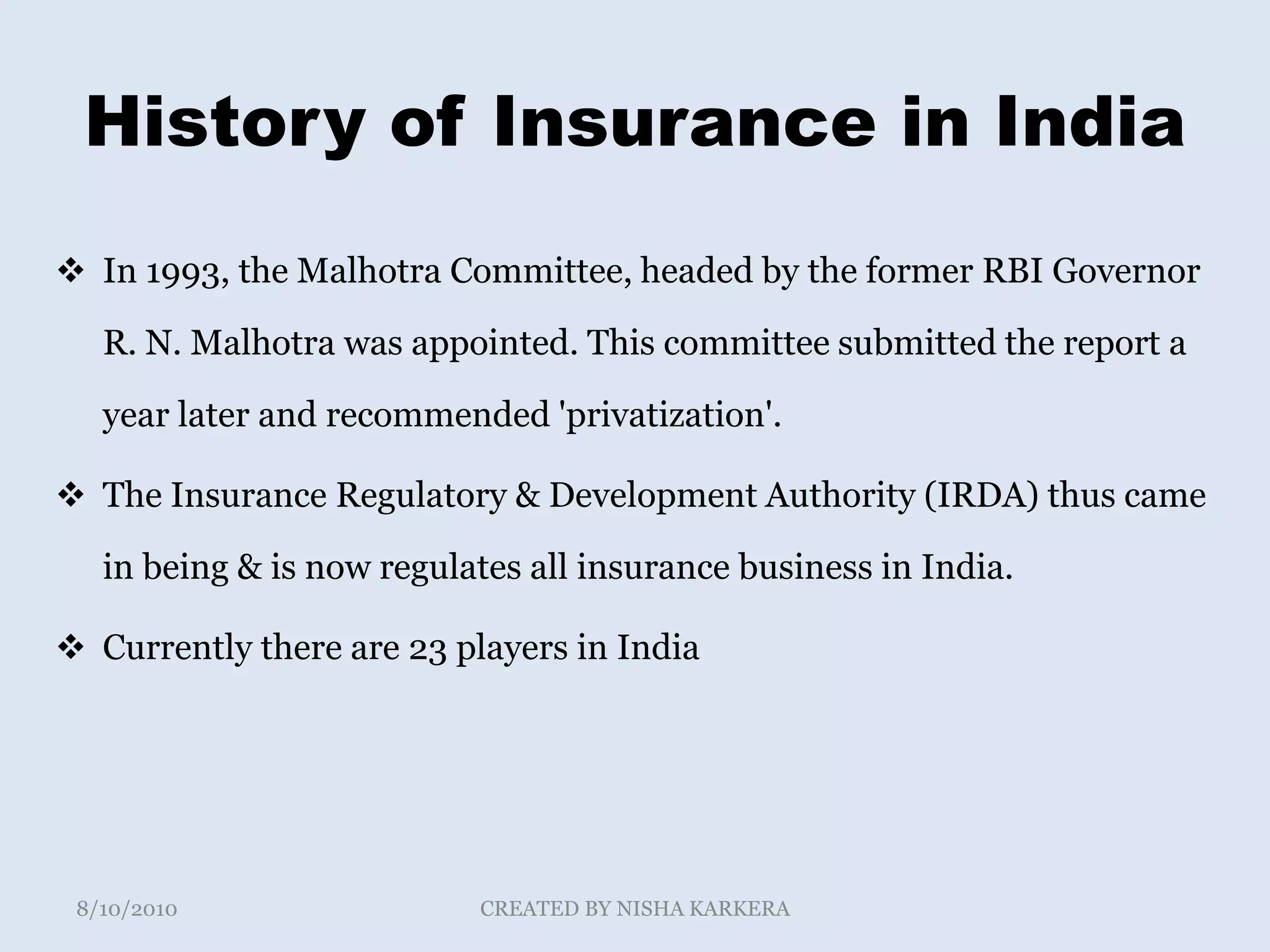 History Of Insurance | PPTX
