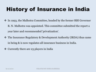 History Of Insurance | PPTX