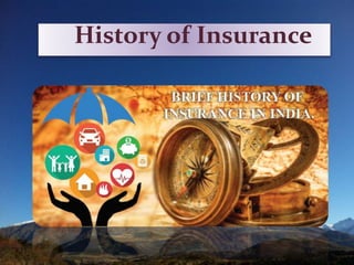 History of insurance | PPTX