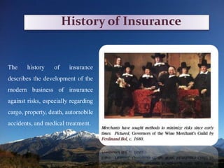 History of insurance | PPTX