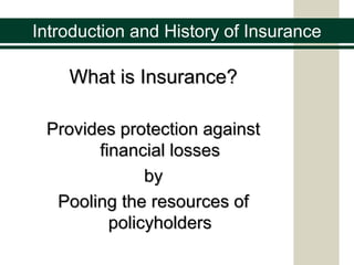History of Insurance | PPT