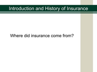 History of Insurance | PPT