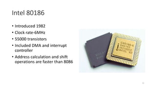 History of intel microprocessors | PPTX