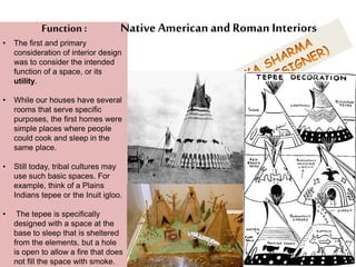 History of interior design and architecture L-1 | PDF