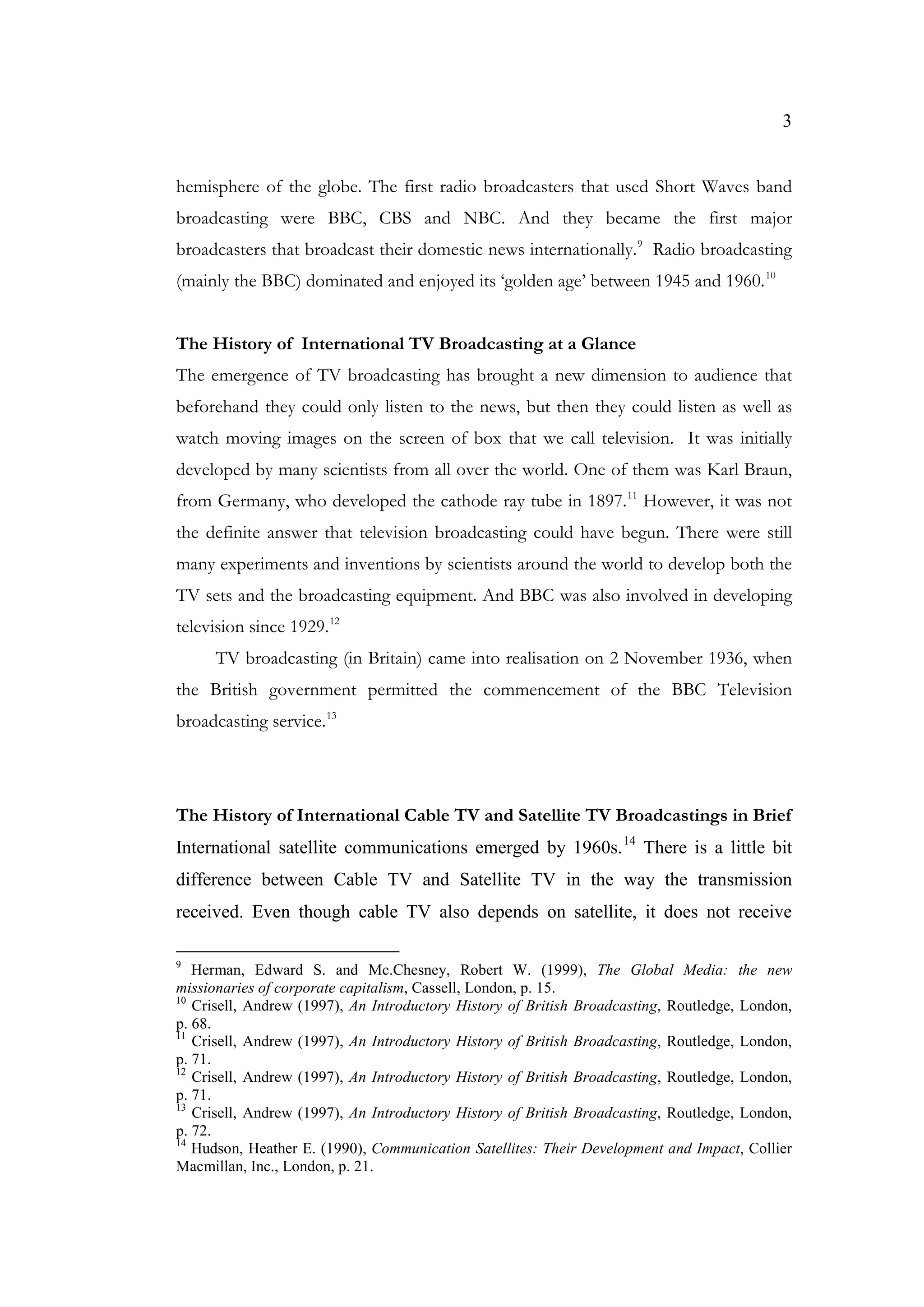 History Of International Broadcasting | PDF
