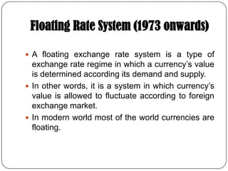 History of international financial markets | PPTX