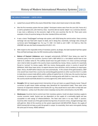 History of International Monetary Systems - A quick and dirty guide ...
