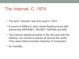 History of internet | PPT