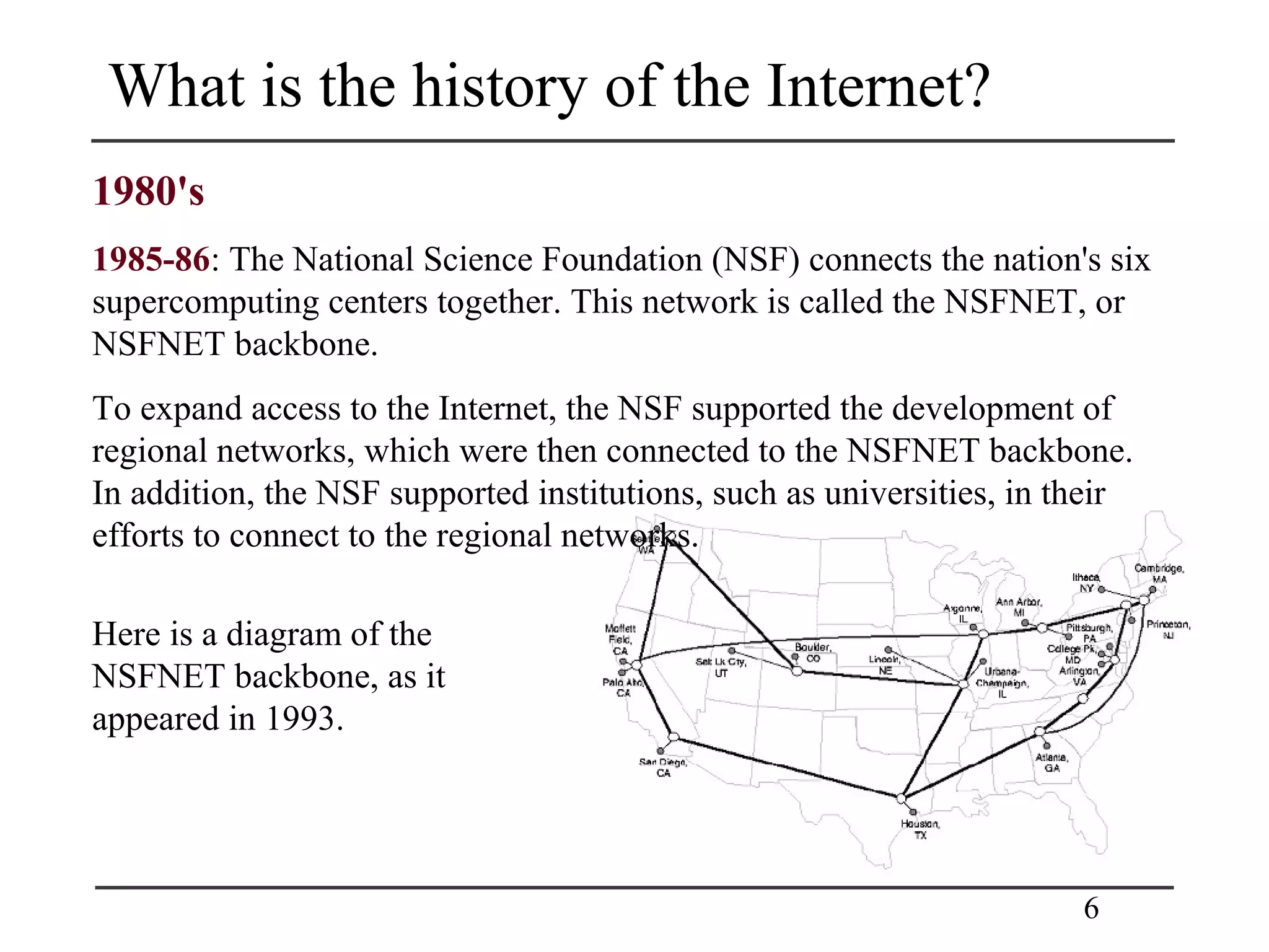 History of internet | PPT