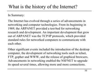 History of internet | PPT