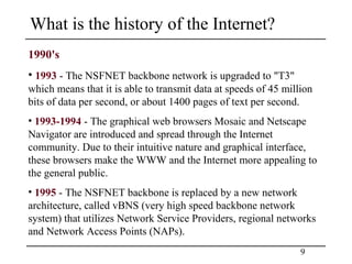 History of internet | PPT