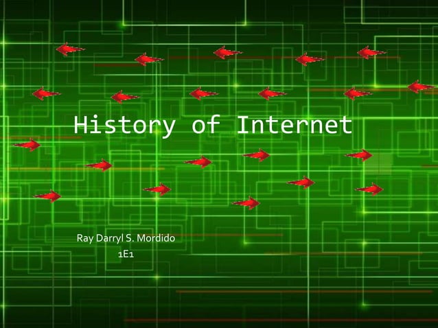 Activity 12 Timeline History of internet | PPT