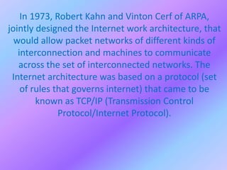 History of internet | PPT