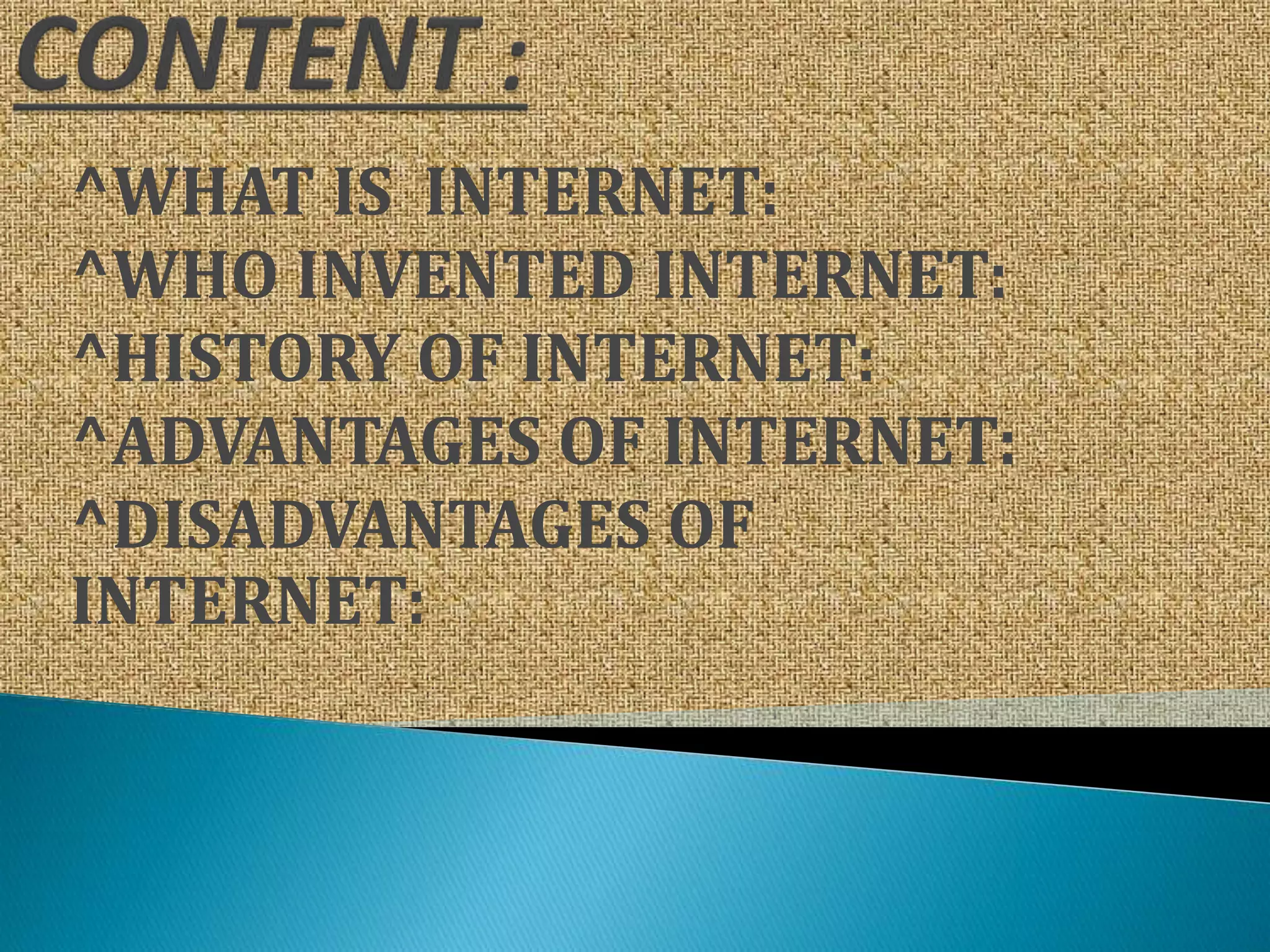 History of internet | PPTX