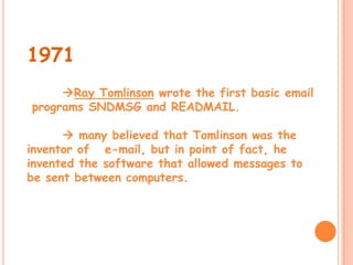 History of Internet | PPTX