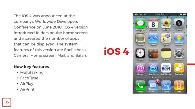 History of iOS Versions from 1.0 to 14 | PPT