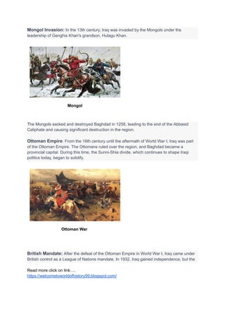 History of Iraq.pdf | Islam | Religion & Spirituality