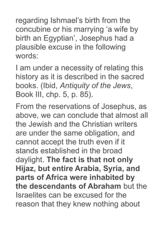 History of ishmael tribes | PDF
