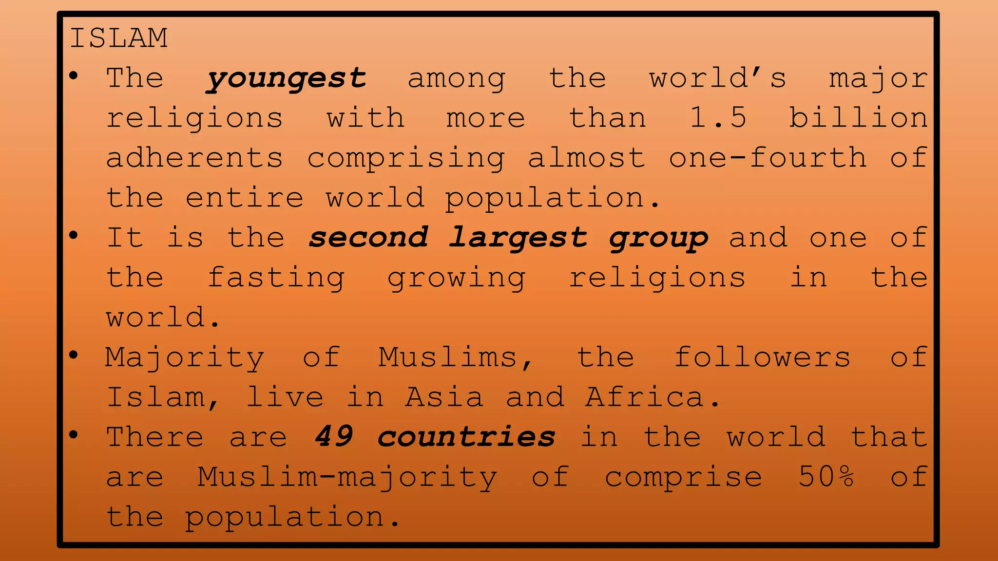World Religion: History of Islam | PPTX