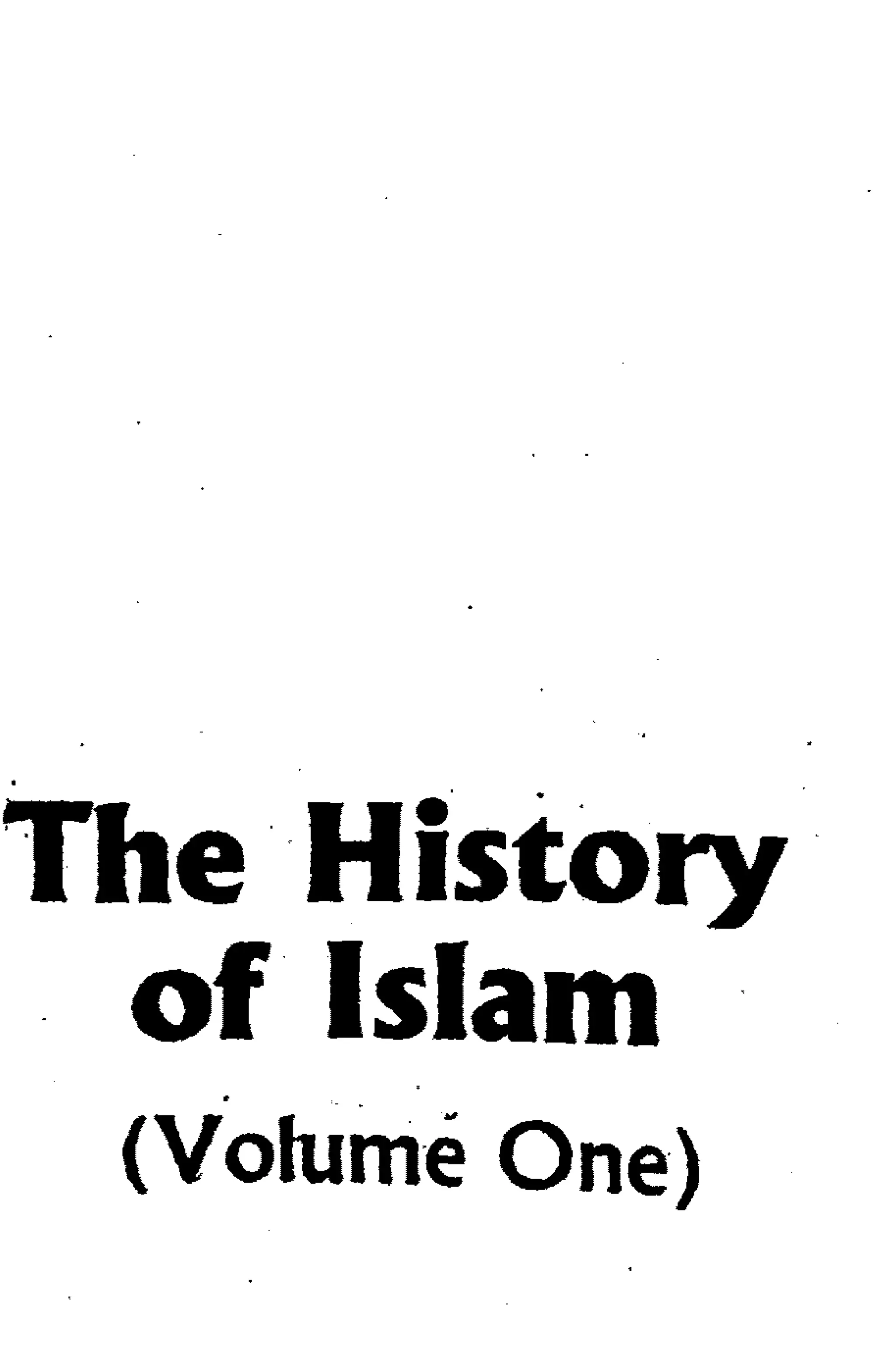 History Of Islam 1 | PDF