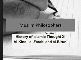 History of Islamic Thought XI.pptx