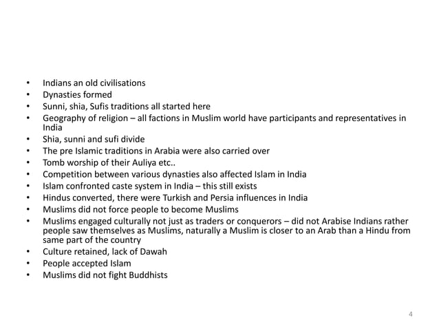 History of Islam in India | PPTX | Hinduism | Religion & Spirituality