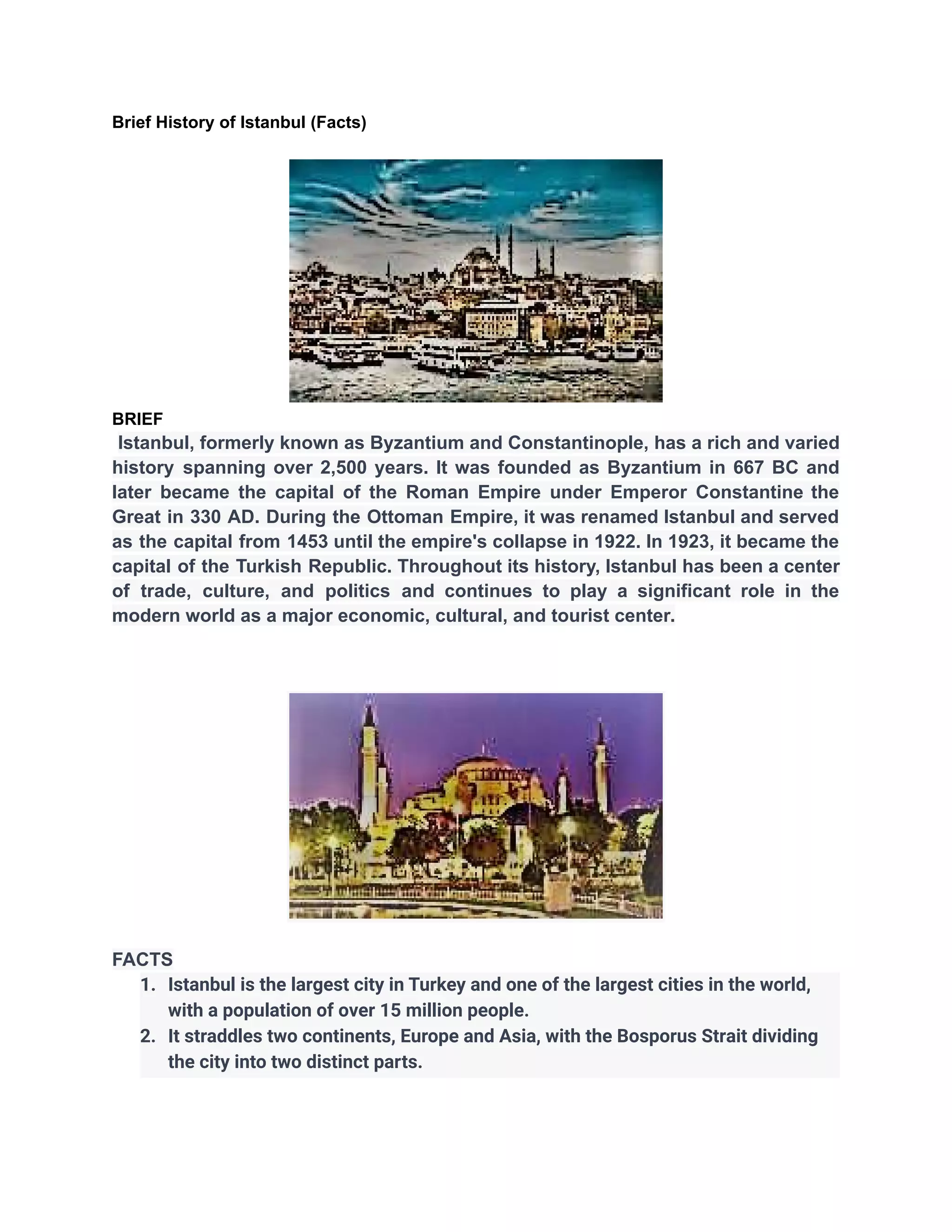 History of Istanbul And Their Facts.pdf