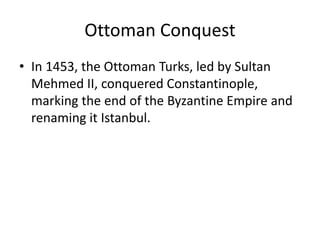 A History of the Amazing City of Istanbul | PPTX