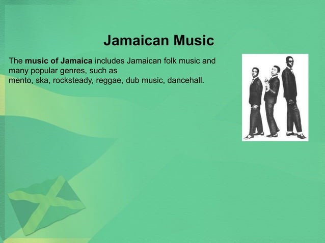 Jamaica and Jamaican culture | PPTX | Reggae | Music