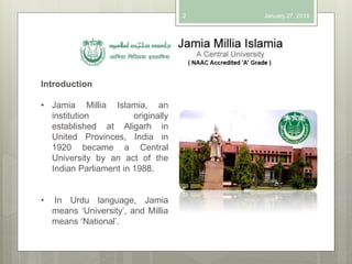 History of jamia | PPTX