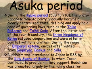 History of japan | PPTX