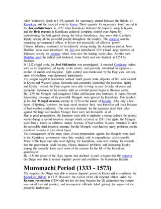 History of japan | DOCX