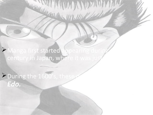 History of Manga and Anime | PPT | Animation & Anime | Genres