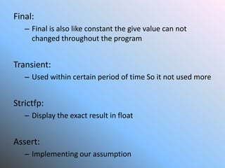 History of java' | PPTX