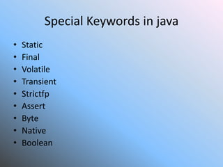 History of java' | PPT