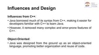 Object oriented programming, The History of Java.pptx