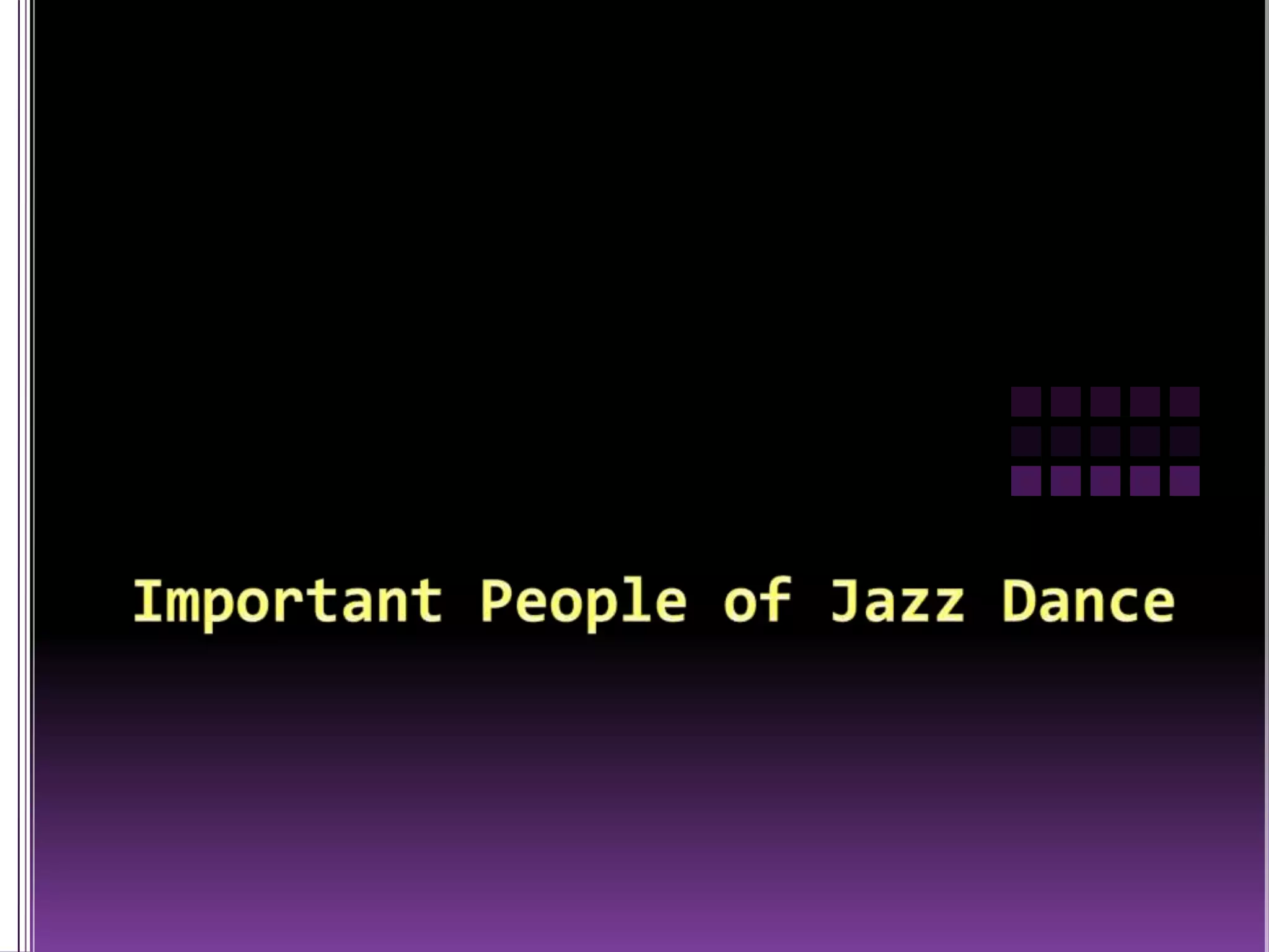 History of jazz dance | PPTX