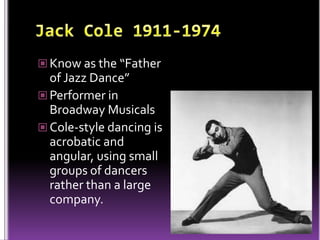 History of jazz dance | PPTX
