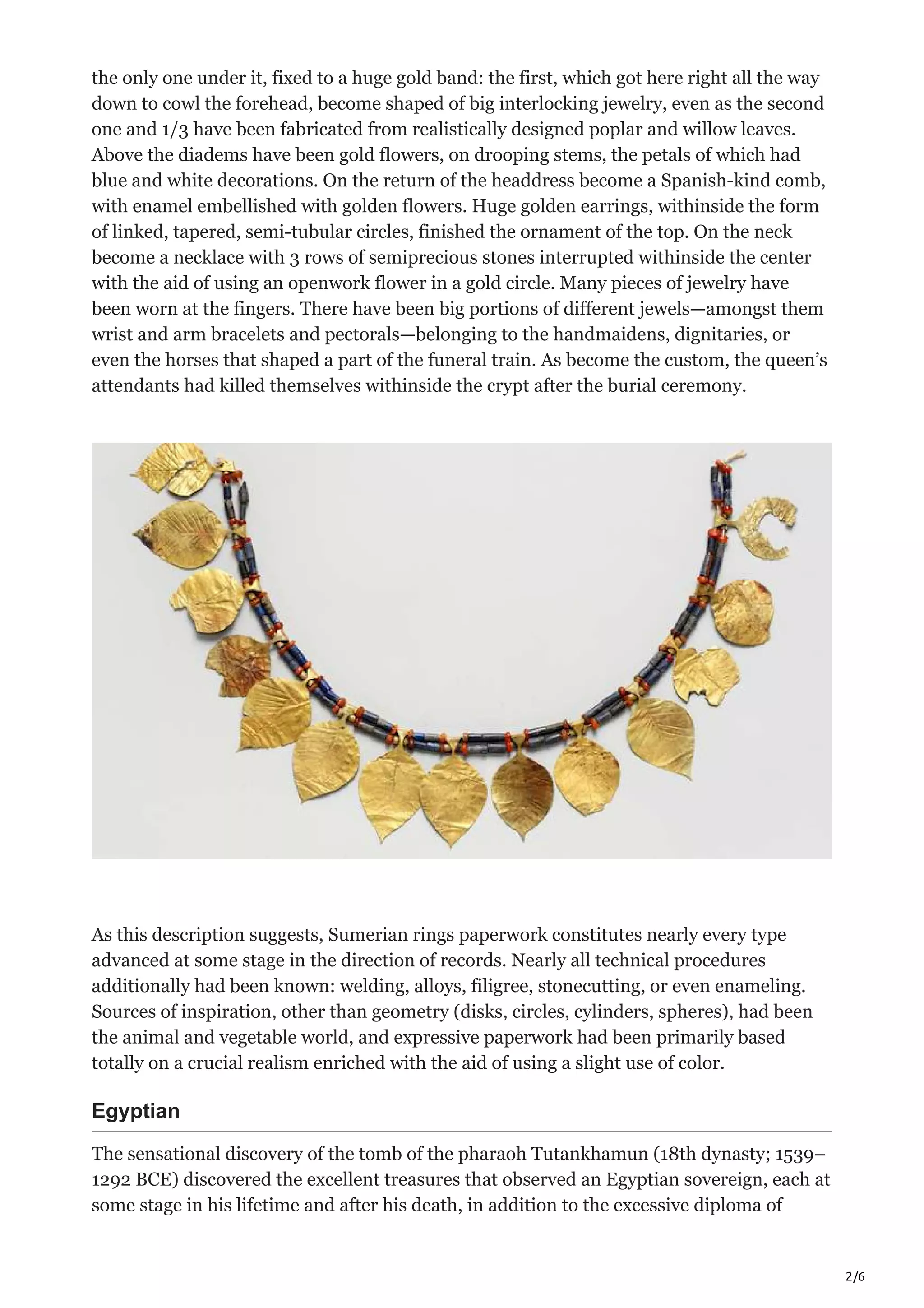 History of jewellery | PDF