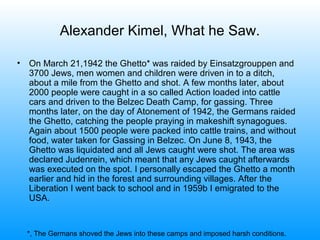History Of Jewish Persecution[1] | PPT
