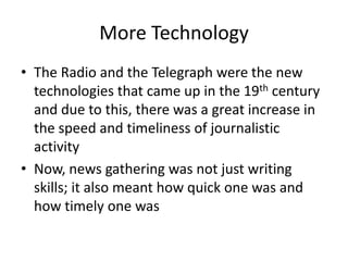 History of journalism | PPTX