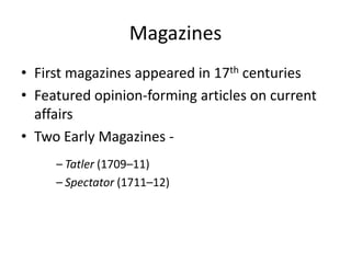 History of journalism | PPTX
